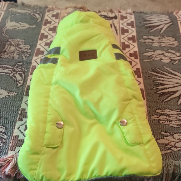 Dog | Bright Yellow Dog Jacket With Reflective Stripes | Poshmark